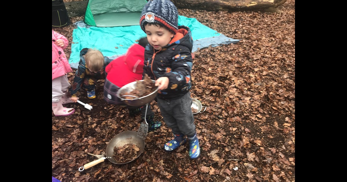 Forest Mud Kitchen Pancakes