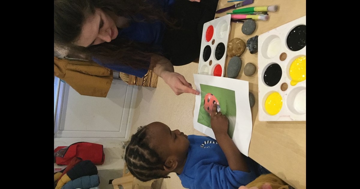 Mini Beast Rocks Painting and Hunt