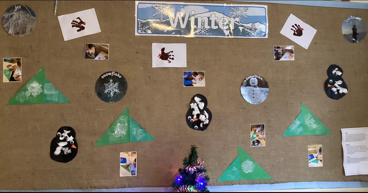 Winter display board