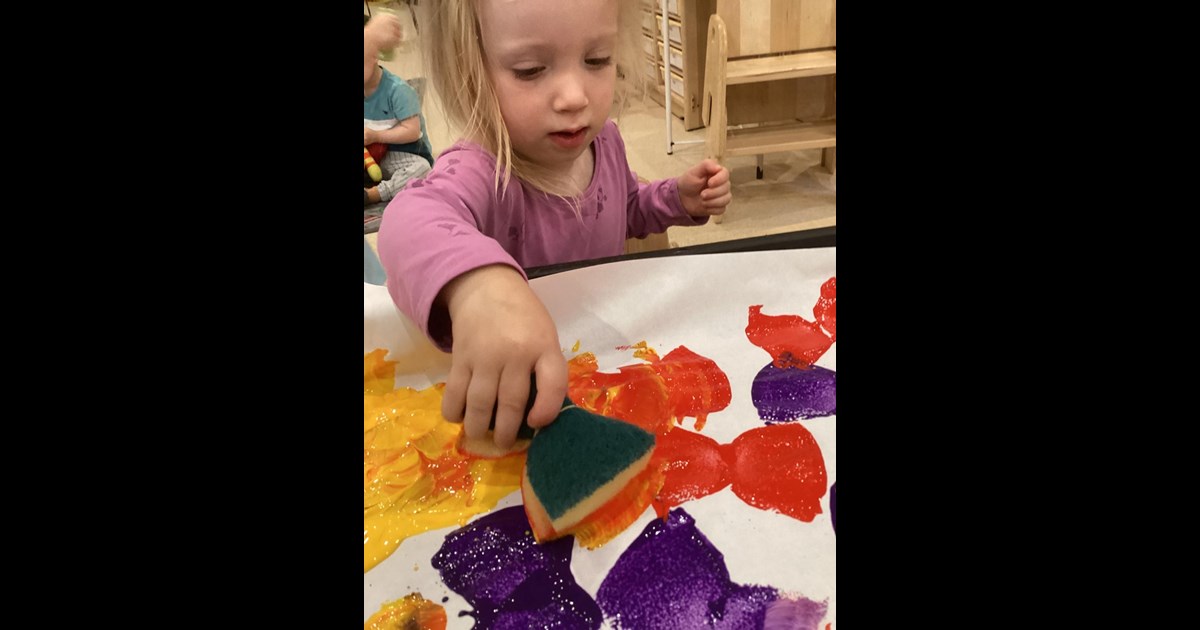 Butterfly Sponge Printing