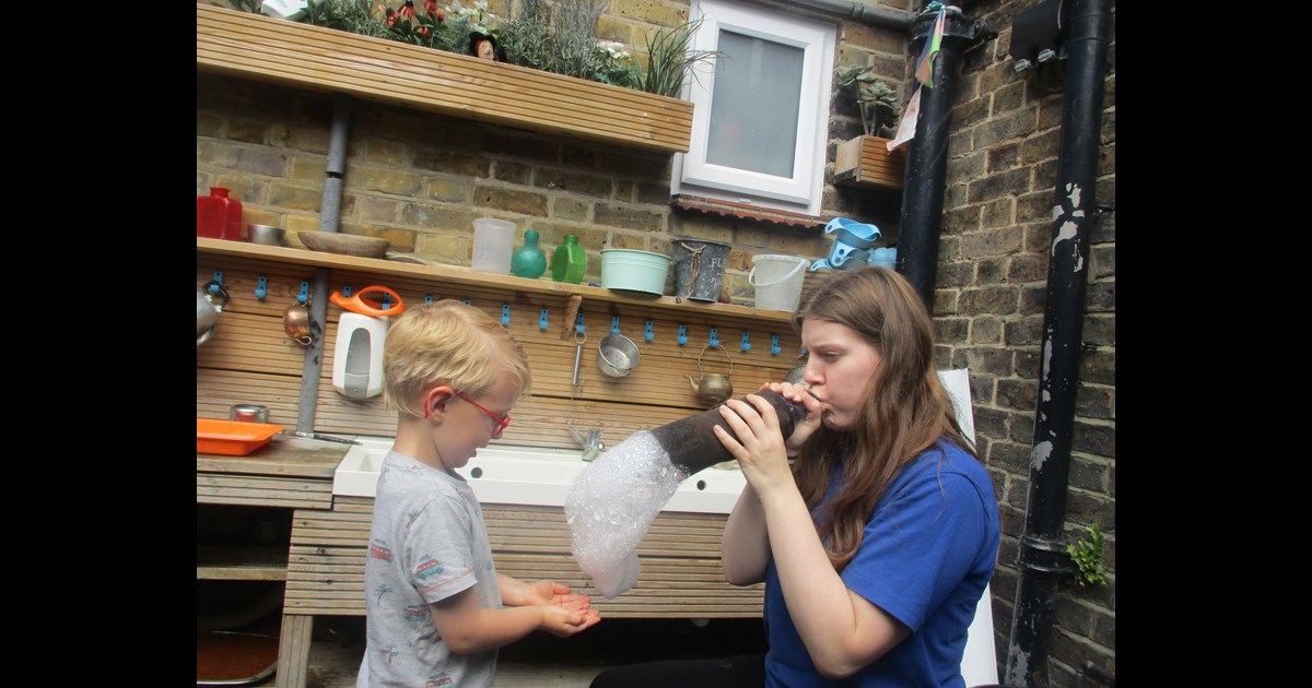 Sock Bubble Experiment